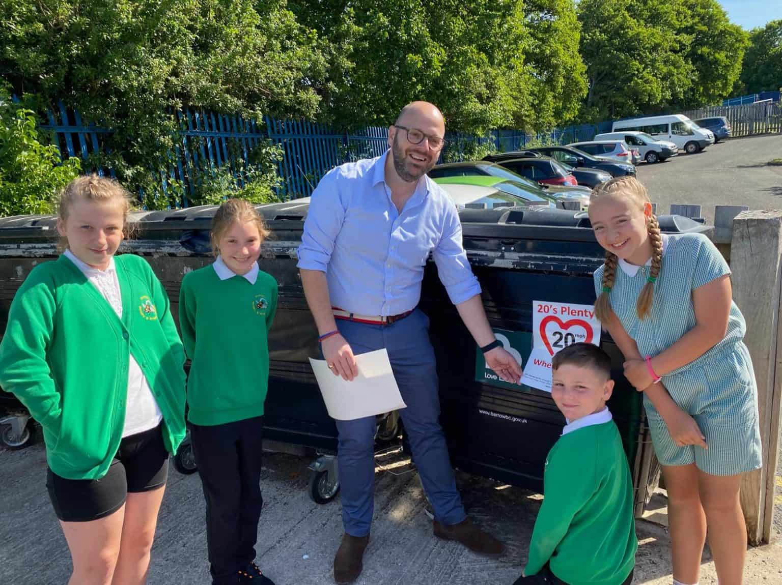 Barrow MP joins with Ormsgill Nursery and Primary School on speed ...