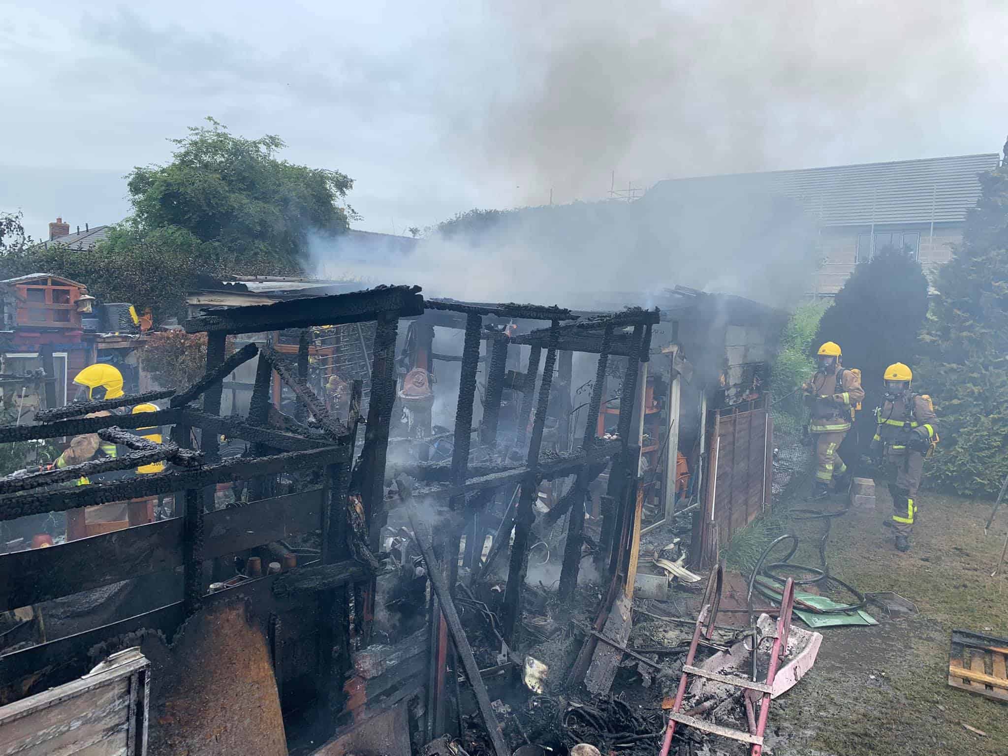 Two casualties rescued from building after large Carlisle fire ...