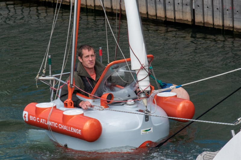 Whitehaven sea test for daredevil dad in world's smallest boat ...