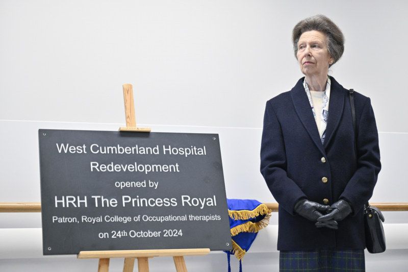 Princess Anne officially opens £40m West Cumberland Hospital revamp ...